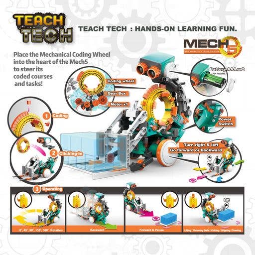 Snap Circuits by Elenco Electronics - Teach Tech Mech 5, Mechanical Co – the blue béret