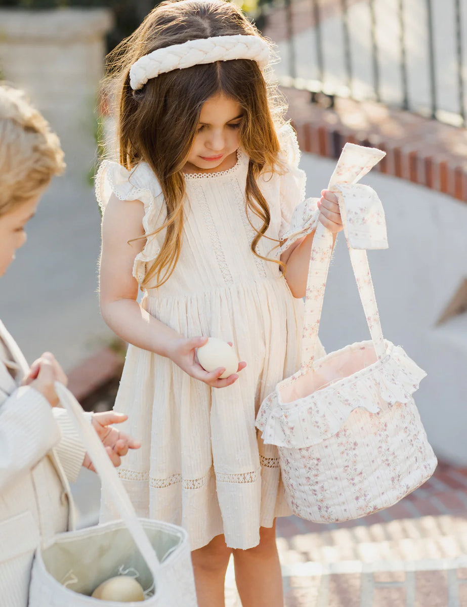 Easter Basket Floral Stripe | Noralee – the blue béret