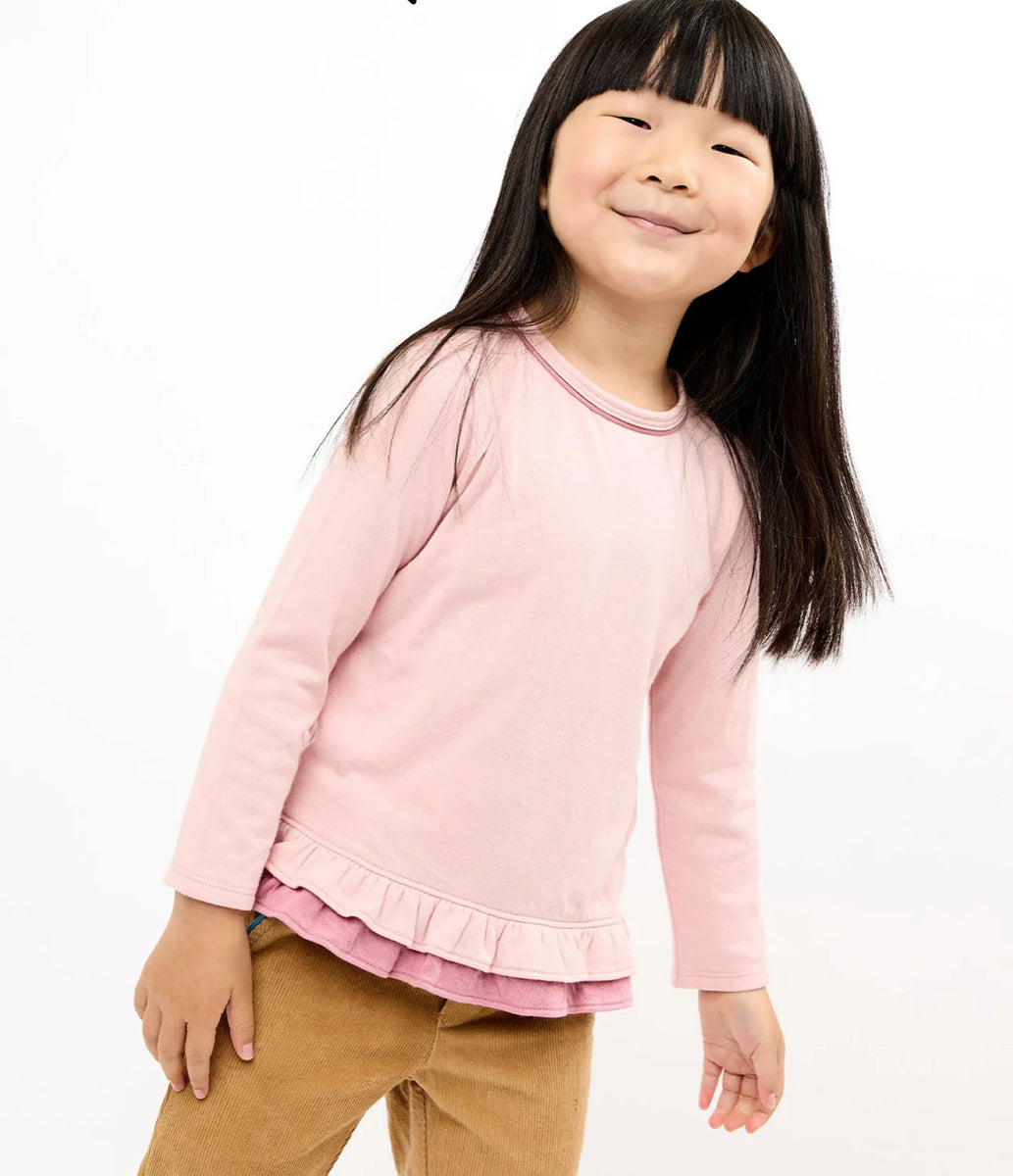 Edwina T-Shirt, Rose Rugby Stripe – the blue béret