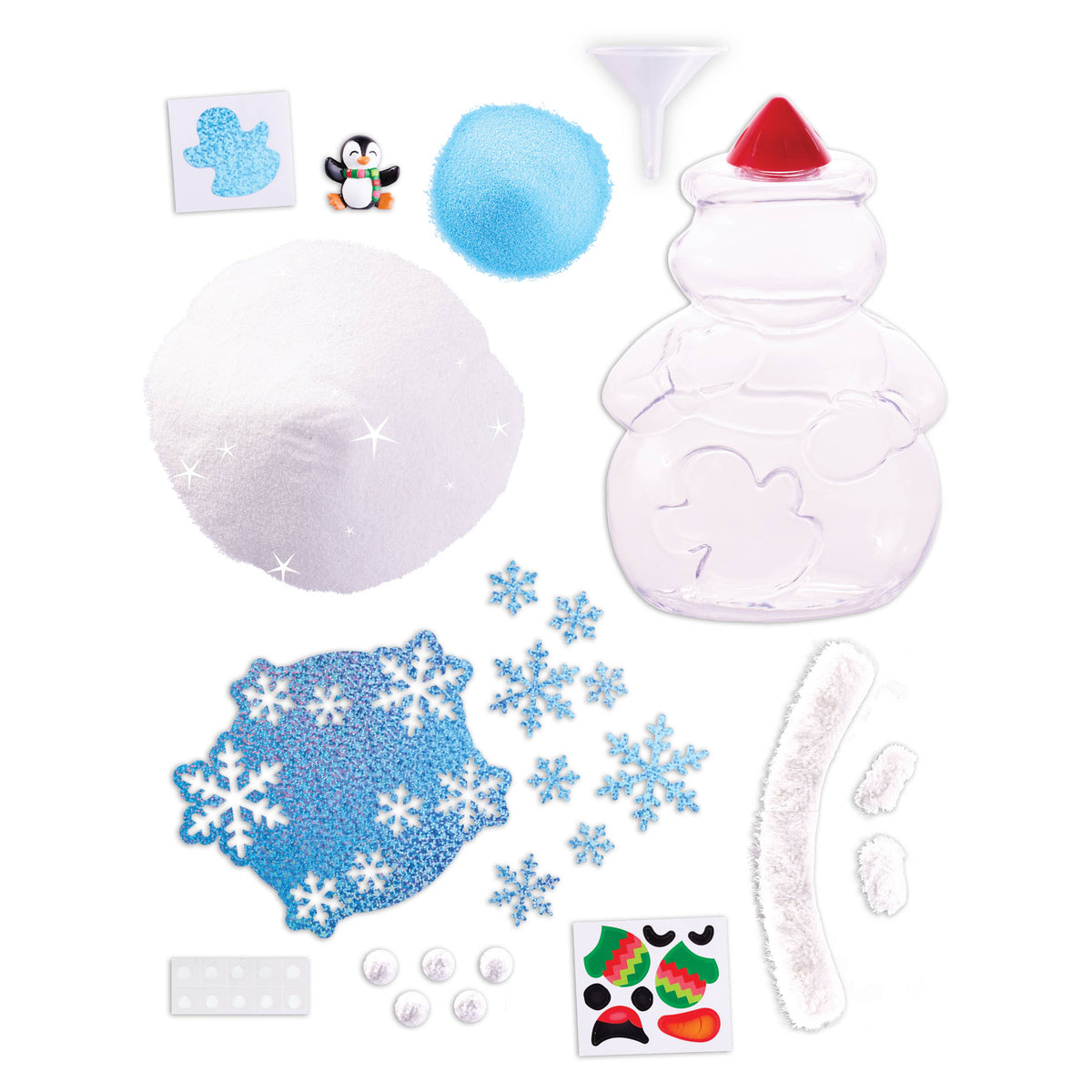 Sand Art Snowman Holiday Craft Kit for Kids – the blue béret