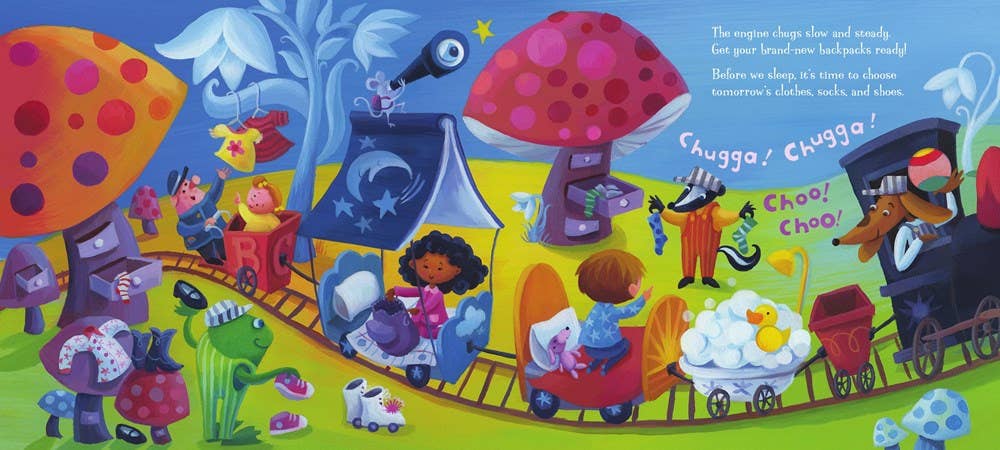 The Goodnight Train Ready for School board book : June Sobel – the blue ...