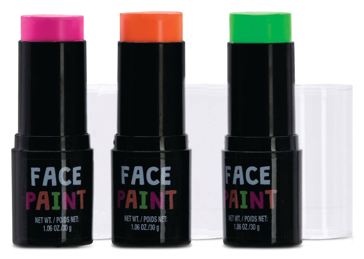READY, SET, GLOW! NEON FACE PAINT – the blue béret