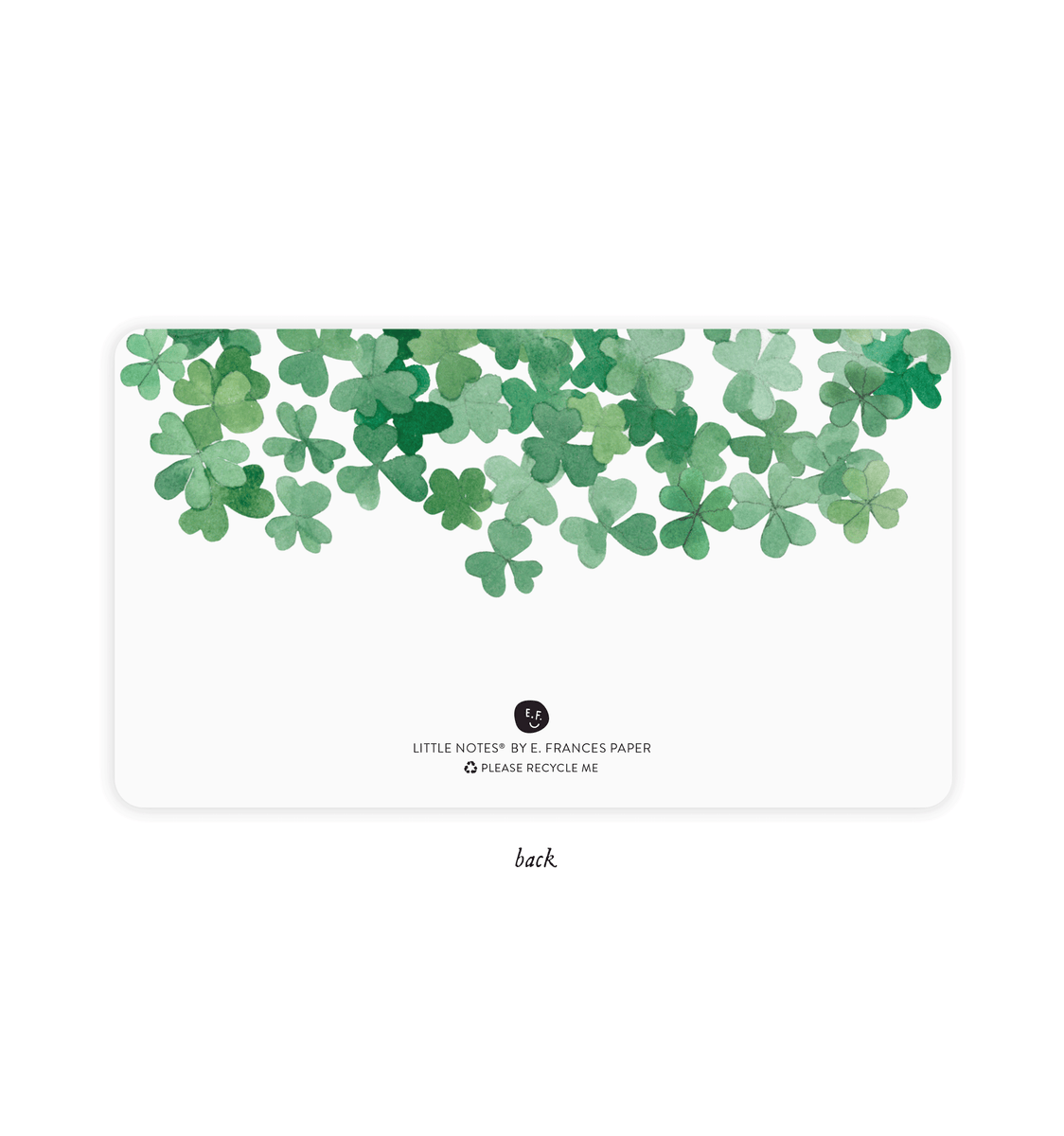 Shamrock Little Notes® – Boxed Set of 85 Mini Notecards – the blue béret