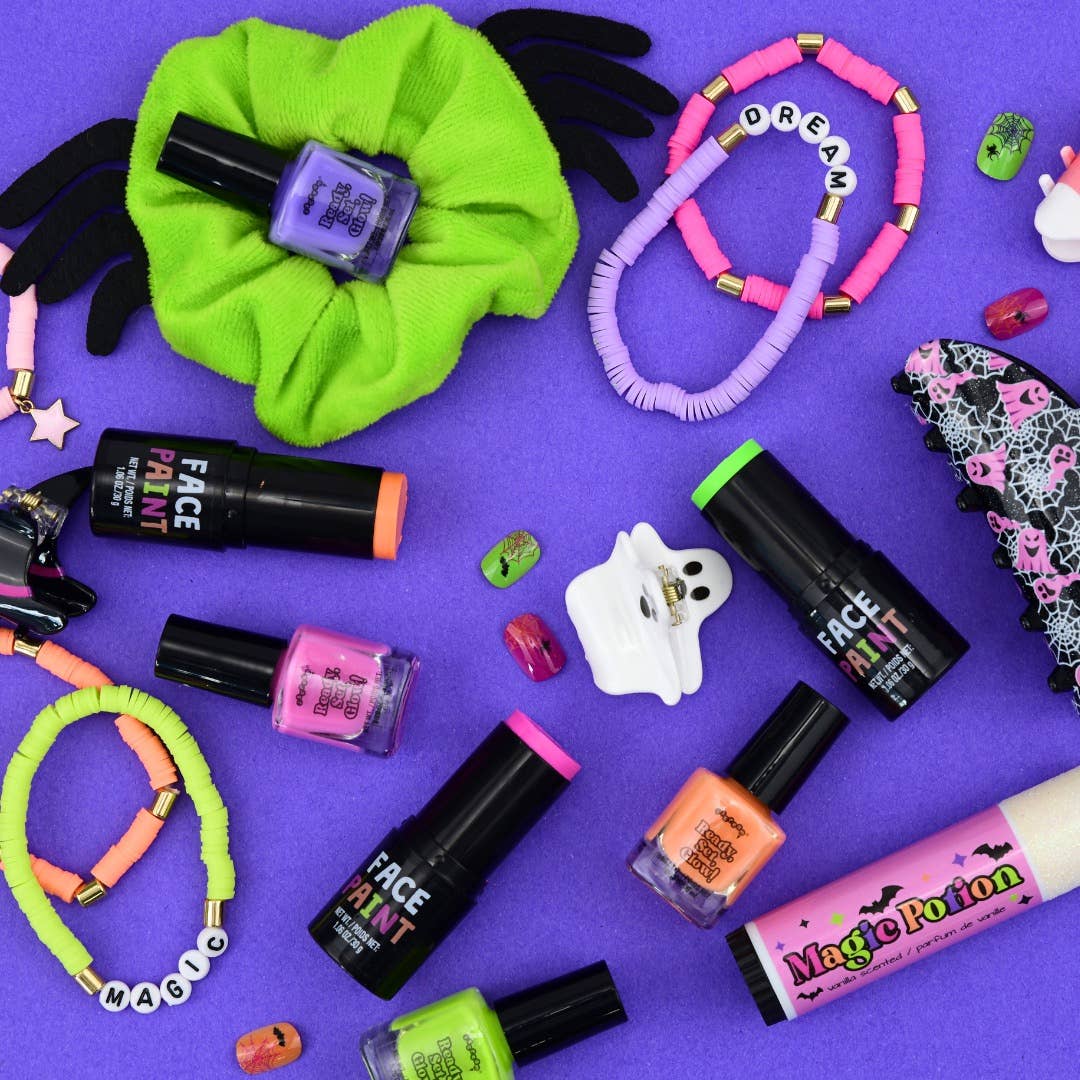 READY, SET, GLOW! NEON FACE PAINT – the blue béret