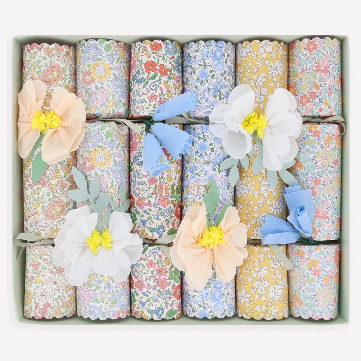 Meri Meri x Liberty Paper Flower Crackers – the blue béret