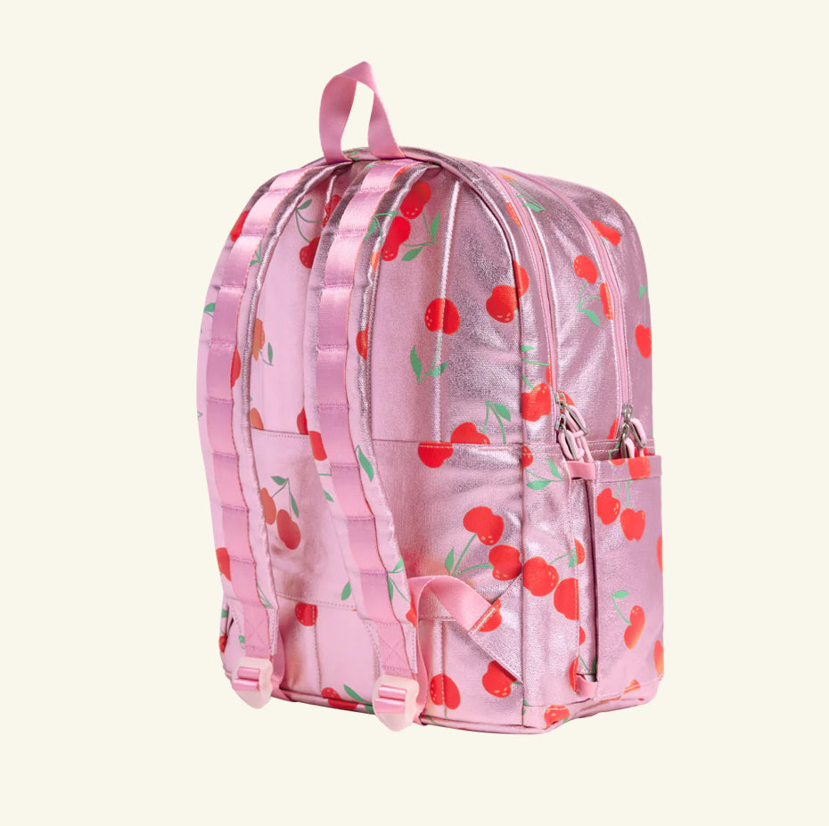 Kane Double Pocket Backpack - Cherries | STATE Bags – the blue béret