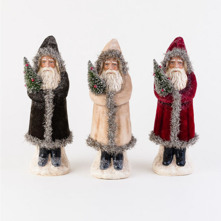 Velvet Belsnickle 12.5" – the blue béret