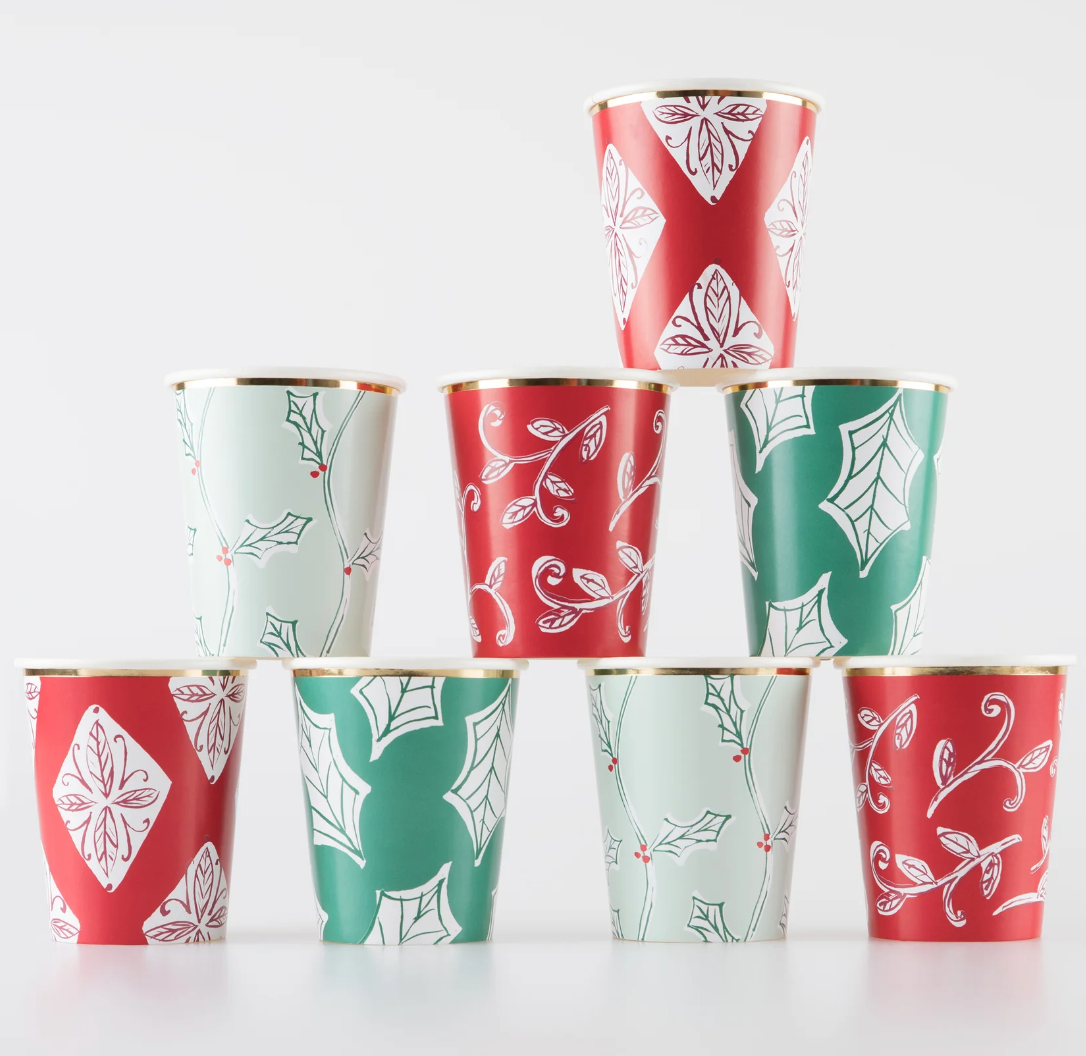 Block Print Cups – the blue béret