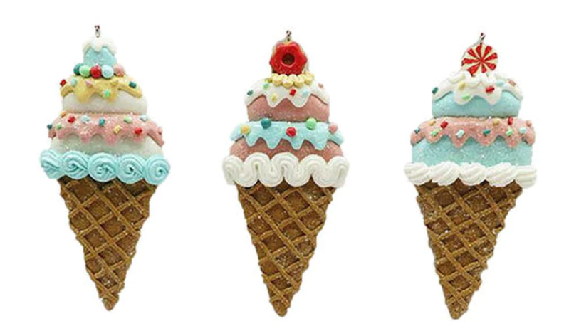Ice Cream Cone Ornament – the blue béret
