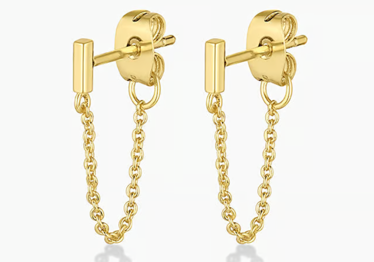 Tatum Chain Huggies – the blue béret