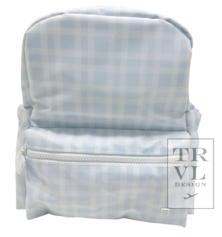 Mini Backer Backpack in Pimlico Plaid Blue | TRVL Design (Copy) – the ...