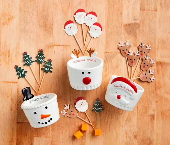 Christmas Character Toothpick Tidbit Sets – the blue béret