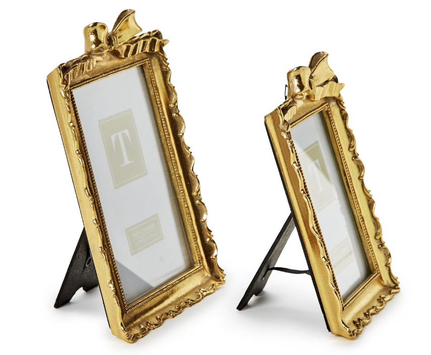 Vintage Gold Frames with Accent Bow – the blue béret