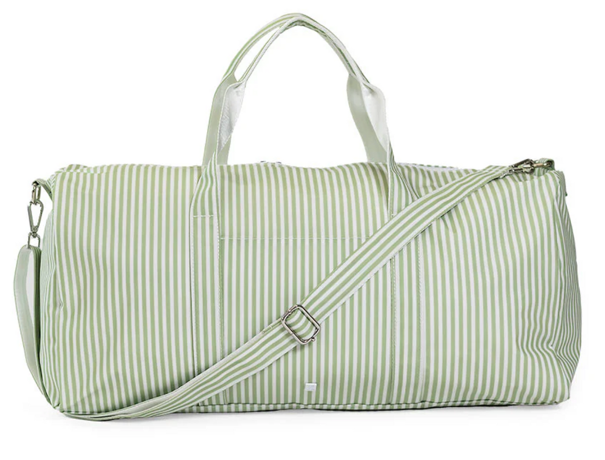 PIMLICO STRIPE SAGE XL WEEKENDER Duffel Bag | TRVL Design – the blue béret