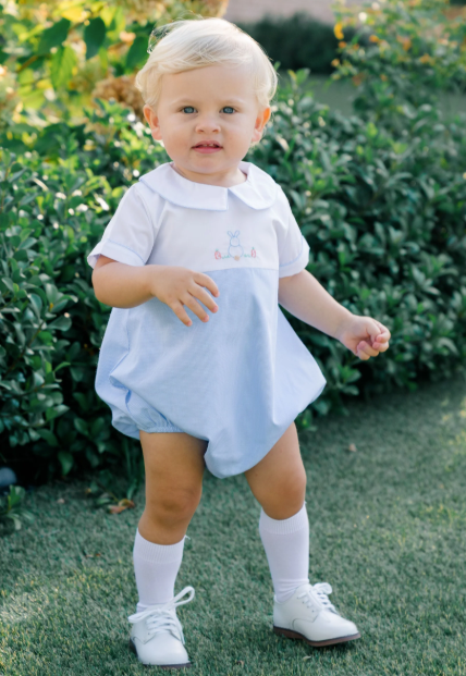 Clover Bunny Bubble Blue | The Proper Peony – the blue béret