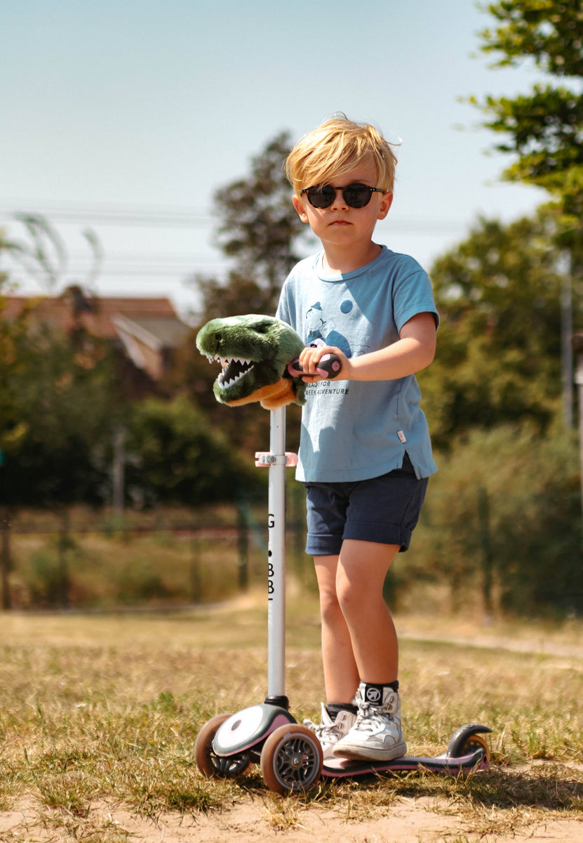 T-Rex Head Accessory for Kids' Bike/Scooter – the blue béret