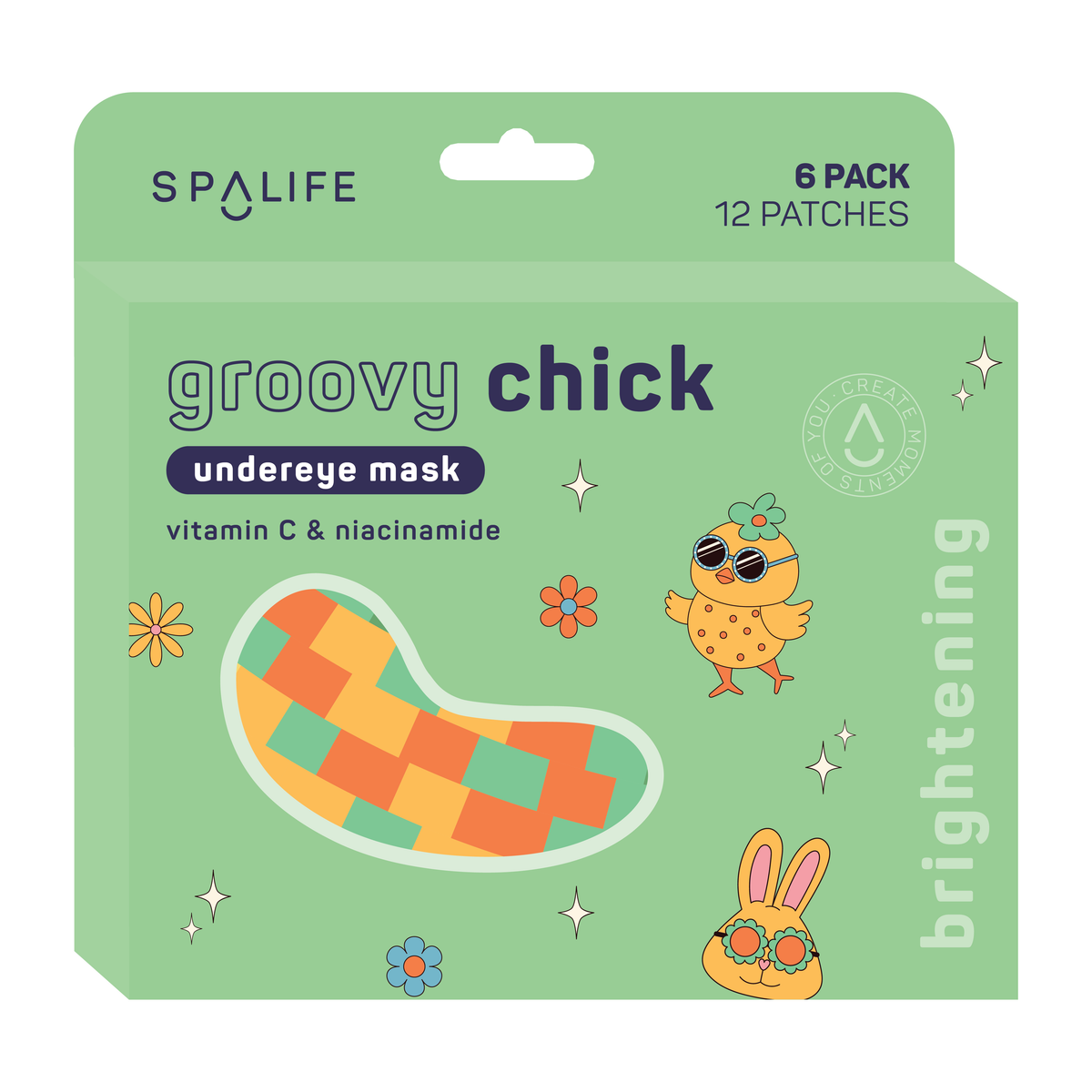 Groovy Chick Brightening Undereye Masks - 6 Pairs – the blue béret