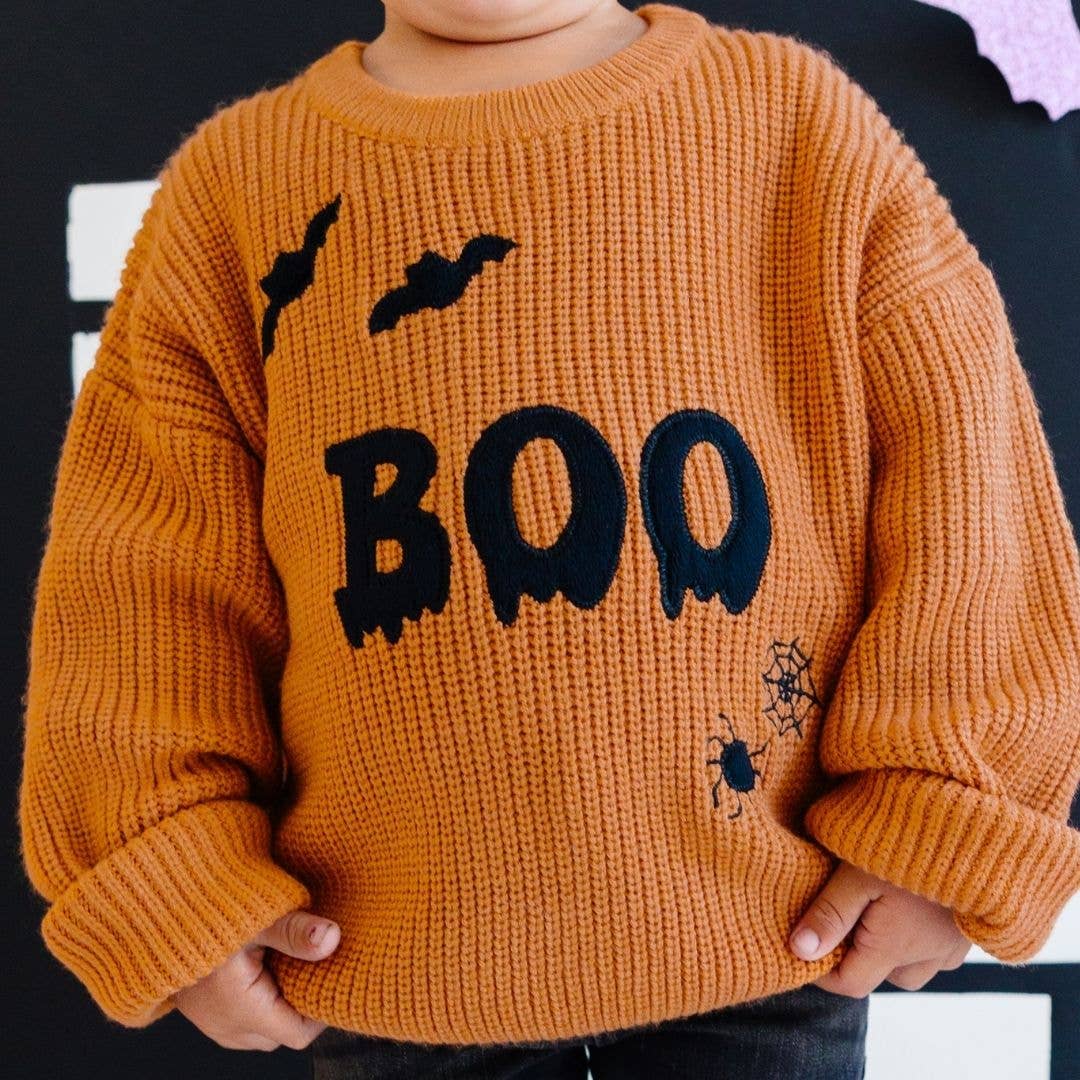 Boo Drip Halloween Knit Sweater | Sweet Wink – the blue béret