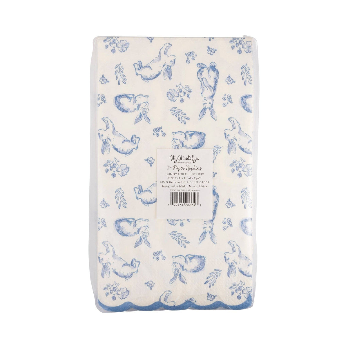Bunny Toile Guest Napkin – the blue béret