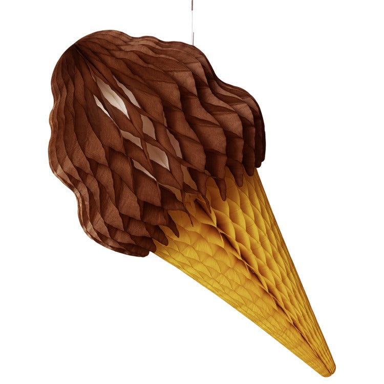 Large Chocolate Ice Cream Cone – the blue béret