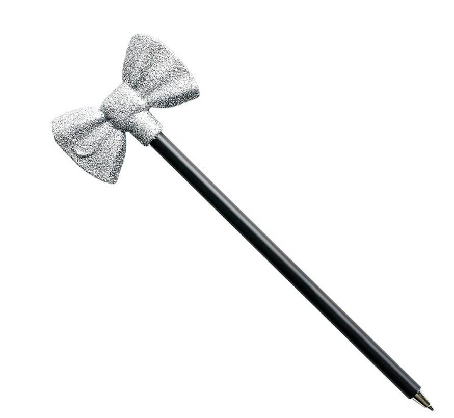 Bow Pen Silver Glitter – the blue béret