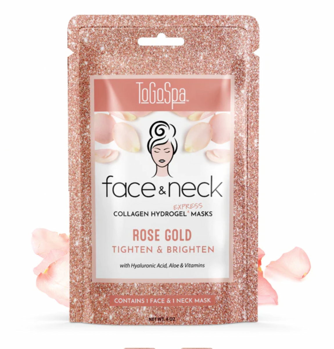 Rose Gold Face & Neck Express Masks – the blue béret