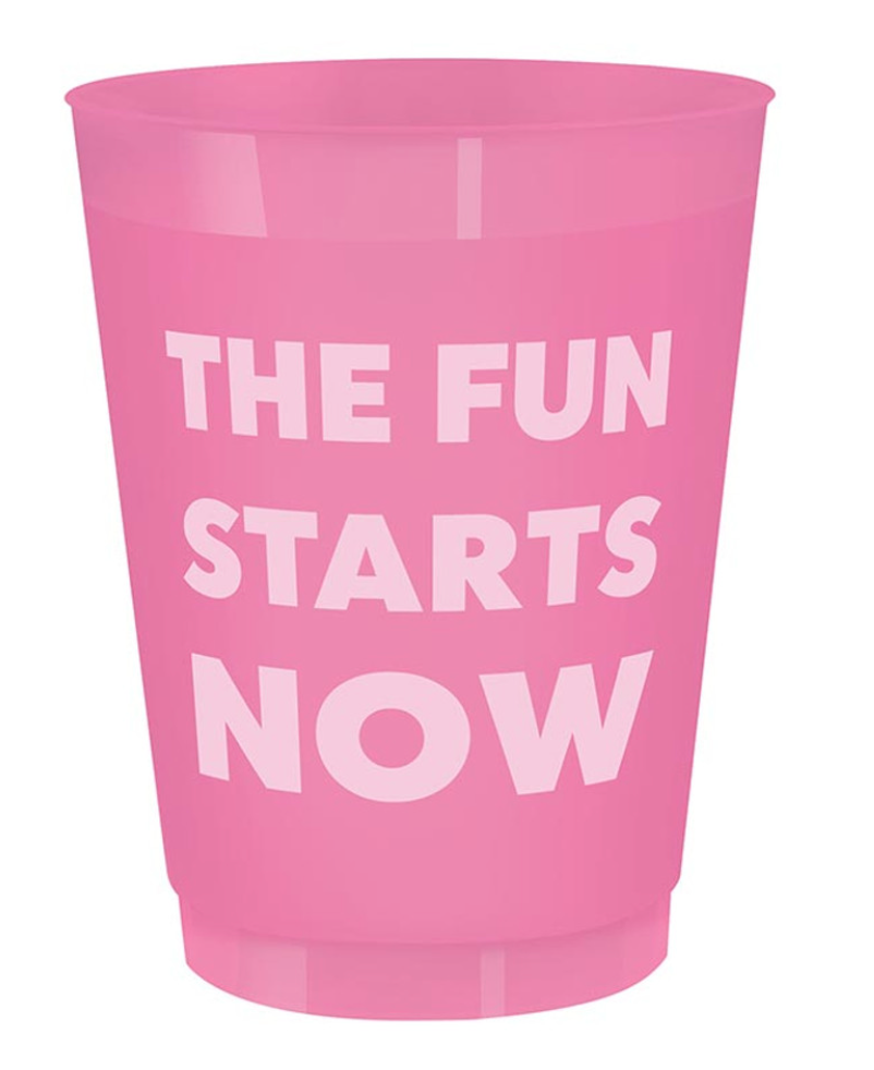 The Fun Starts Now Party Cups – the blue béret