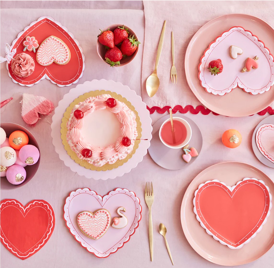 Large Lacy Heart Plates – the blue béret